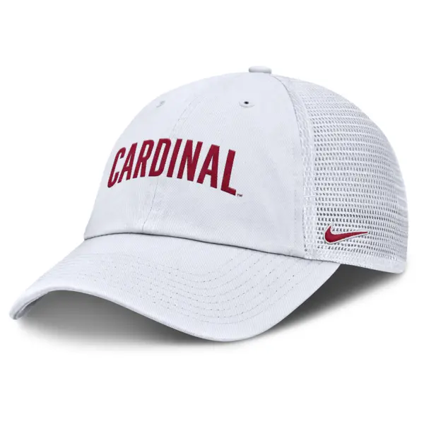 Nike Stanford Primetime Campus Club Trucker Hat - White