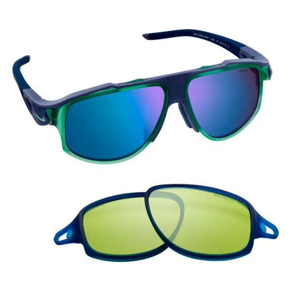Nike Flyfree Infinity Mirrored Sunglasses - Blue