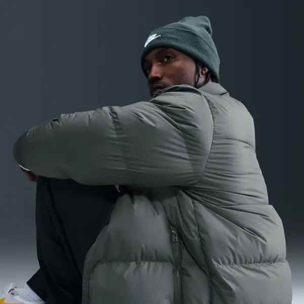 Nike Club Therma-fit Down Puffer Jacket - Grey
