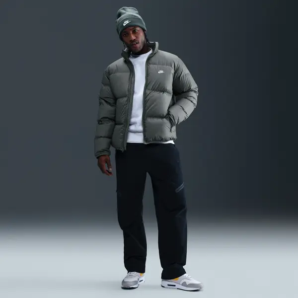 Nike Club Therma-fit Down Puffer Jacket - Grey