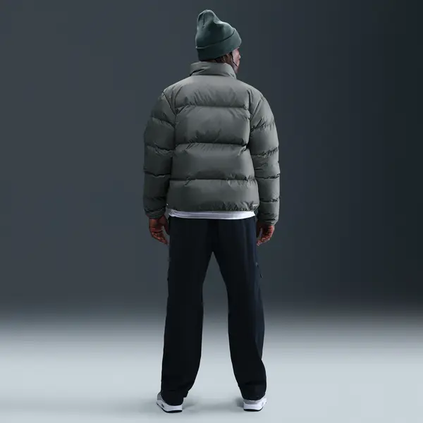 Nike Club Therma-fit Down Puffer Jacket - Grey