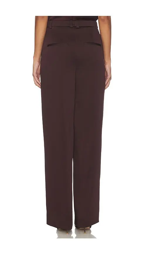 Vince Mid Rise Wide Leg Pleated Trouser - Fig