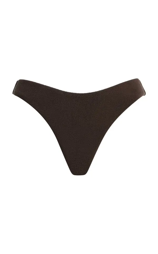 ZULU & ZEPHYR Terry Curve Bikini Brief - Brown