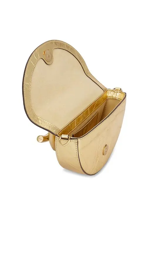 Cult Gaia Azariah Nano Crossbody Bag - Brass