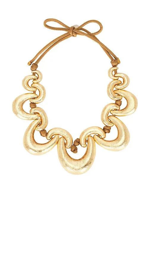 Cult Gaia Taylor Choker - Gold Foiled Wood