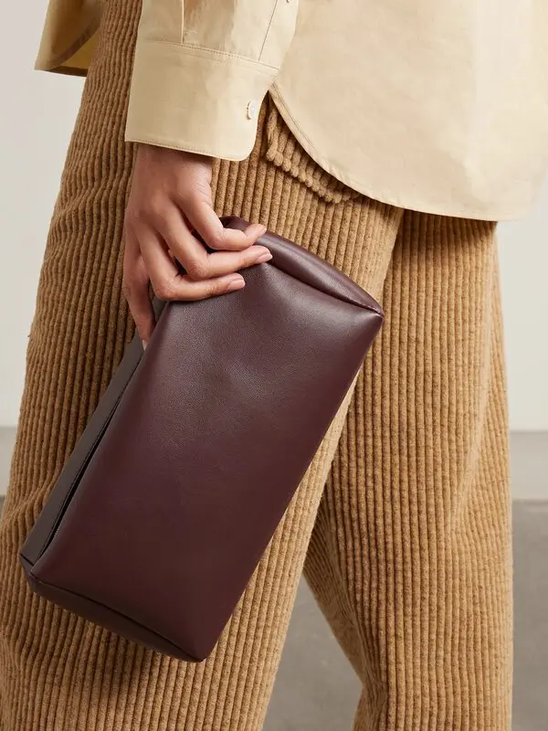 THE ROW Leather Clutch