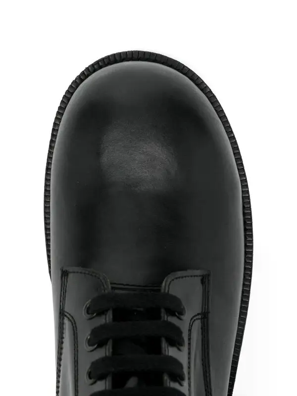 Comme Des Garçons Leather Lace-up Boots