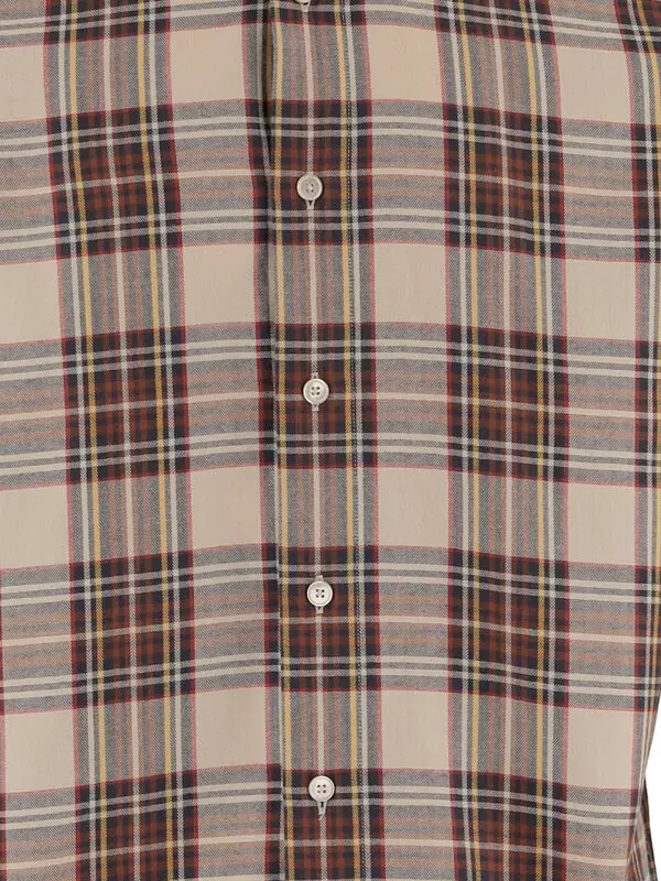 ALESSANDRO GHERARDI Cotton Shirt With Checked Pattern