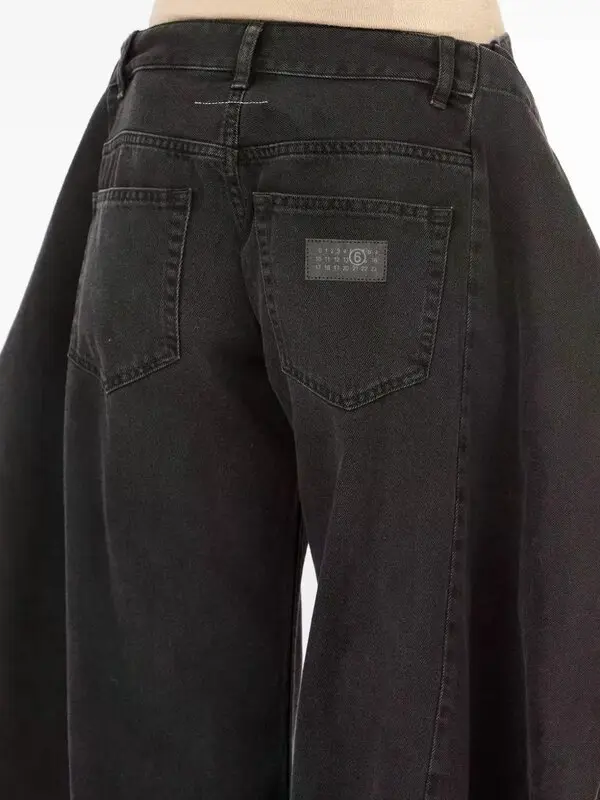 MAISON MARGIELA Five-pocket Draped Jeans