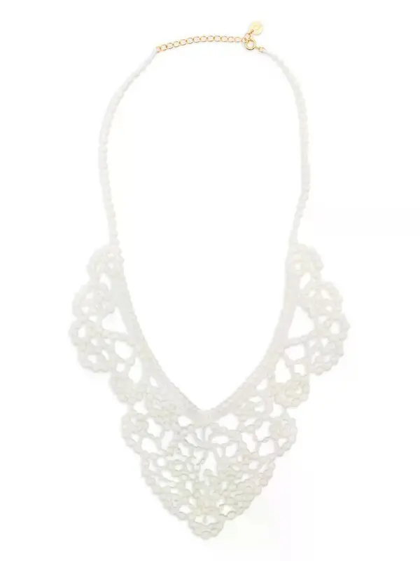 UNDERCOVERISM Lace Necklace - Neutrals