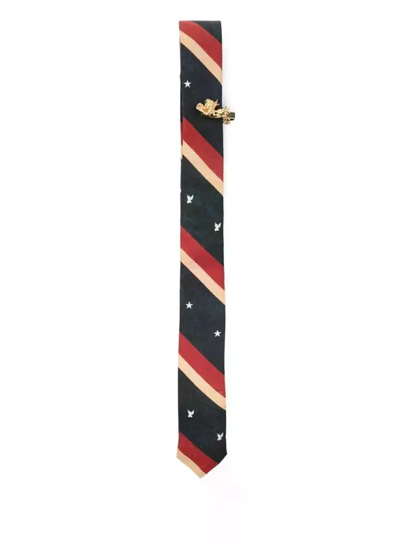 MASU Striped Neck Tie - Blue