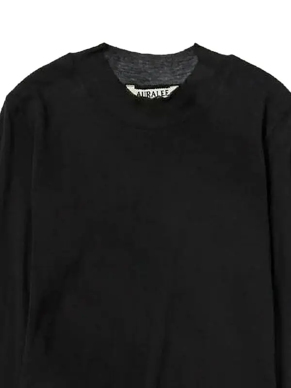 Auralee Cotton Long-sleeve T-shirt