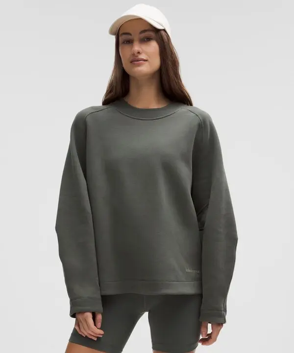 Lululemon Loungeful Relaxed-fit Crewneck Sweatshirt - Palm Deco