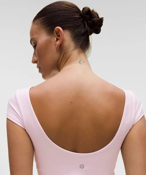 Lululemon Align™ Scoop-back Short-sleeve Shirt - Blissful Pink