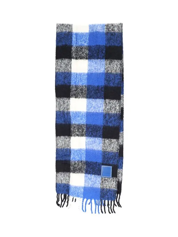 ADER ERROR Faylen Muffler' Wool Blend Scarf - Blue