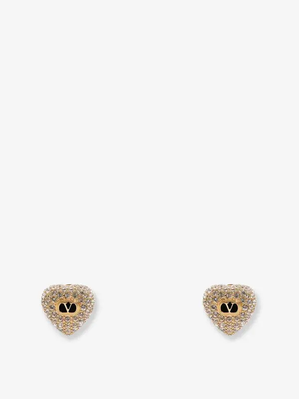 Valentino Garavani Coeur Royal Earrings - Gold