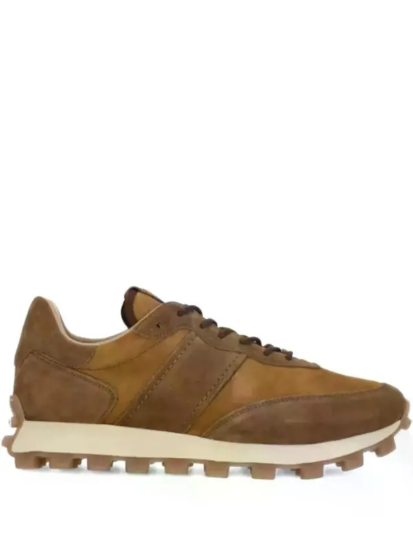 TOD'S Embossed Logo Suede Sneakers