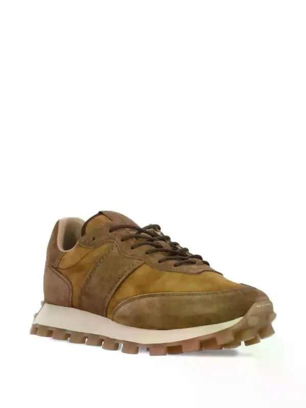 TOD'S Embossed Logo Suede Sneakers