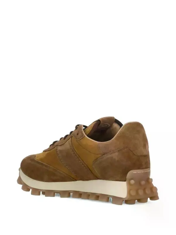 TOD'S Embossed Logo Suede Sneakers
