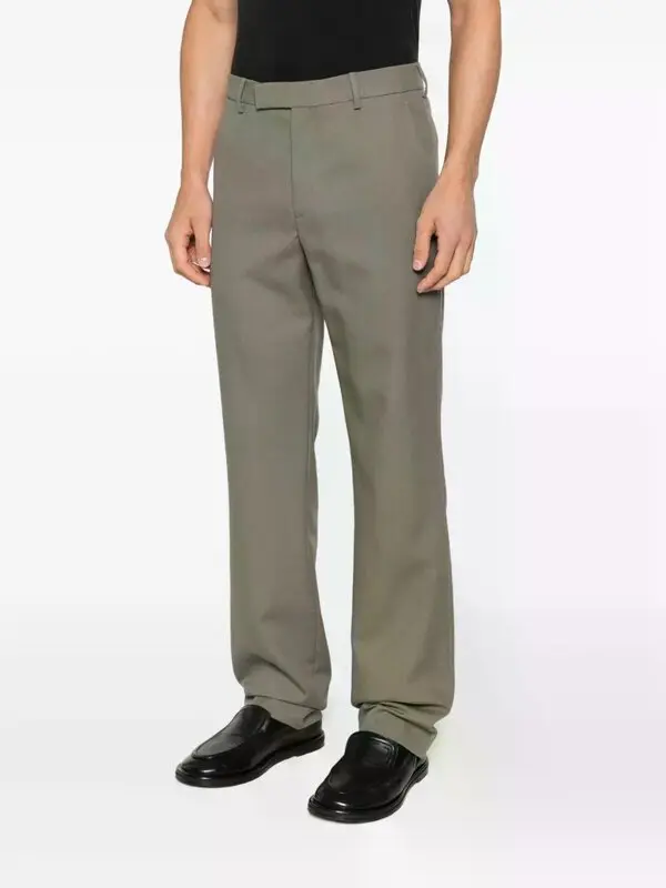 RIER Concealed-fastening Wool Trousers