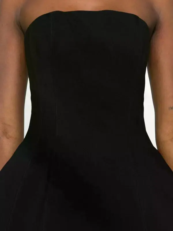 Solace London Ada Strapless Midi Dress