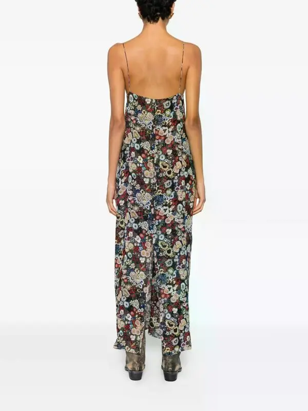 Khaite Taja Midi Dress - Black