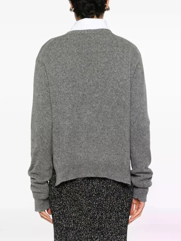 Plan C Crewneck Top - Grey