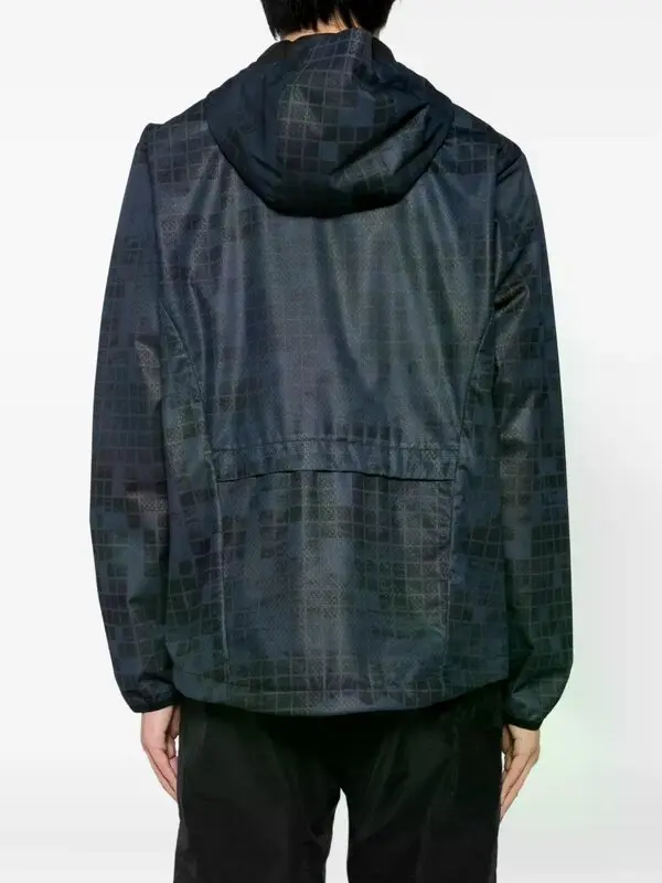 BOSS Geometric-print Zip Jacket