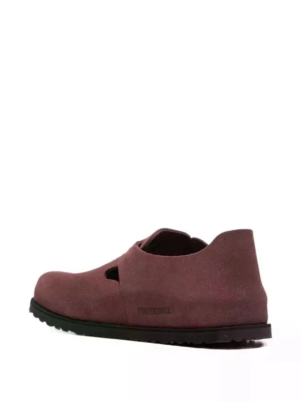 BIRKENSTOCK Suede Derby Shoes - Red