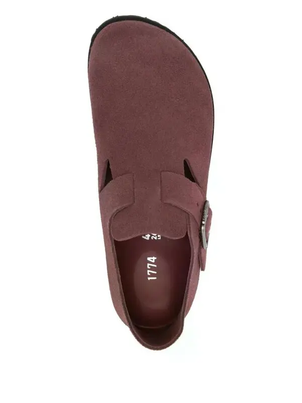 BIRKENSTOCK Suede Derby Shoes - Red