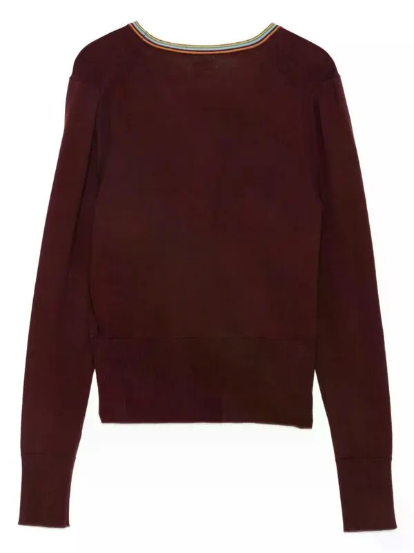 Paul Smith Signature Stripe-trim Cardigan