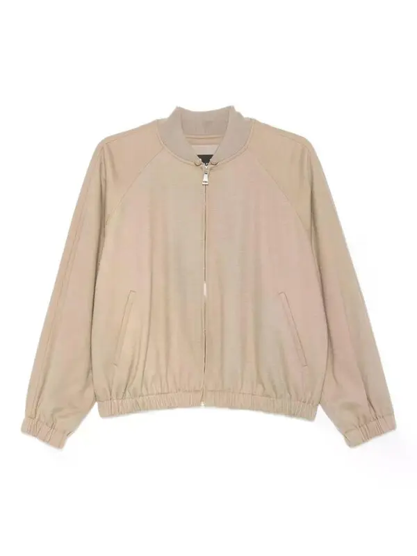 Fabiana Filippi Zip Bomber Jacket - Neutrals