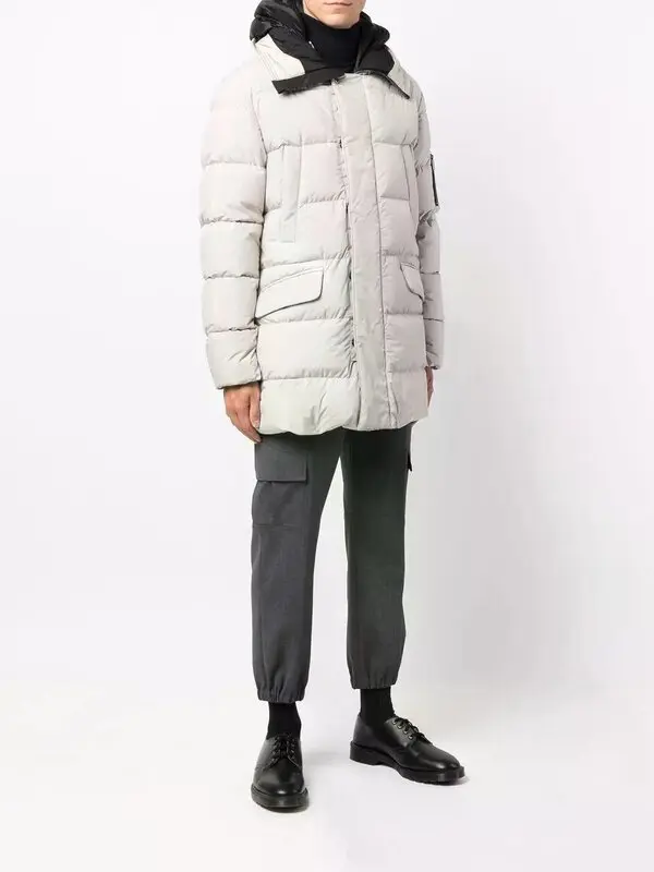 MOORER Padded Zip-up Coat