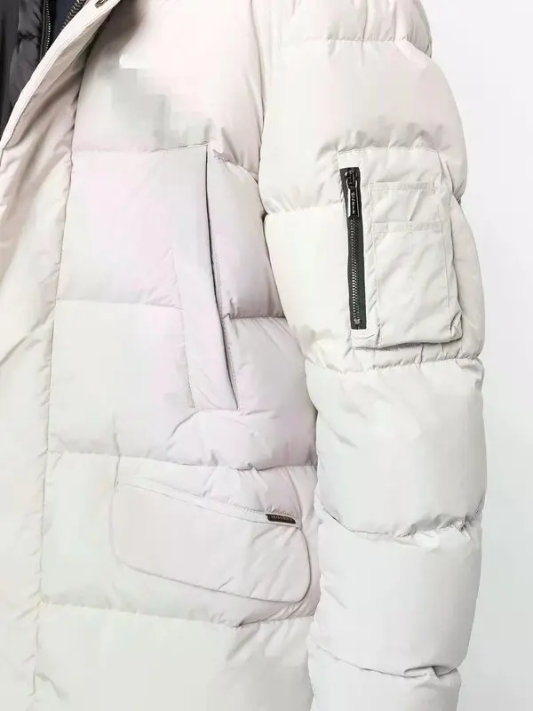 MOORER Padded Zip-up Coat