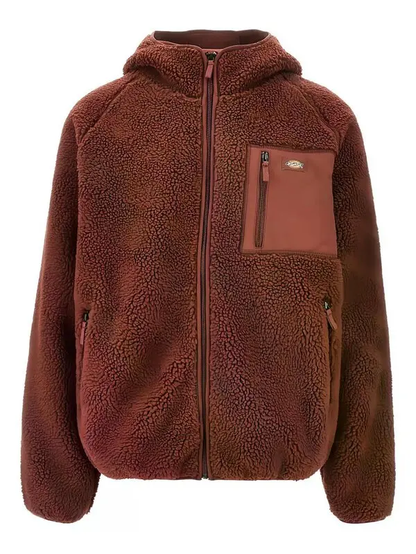 Dickies Central High Zip-front Hoodie - Red