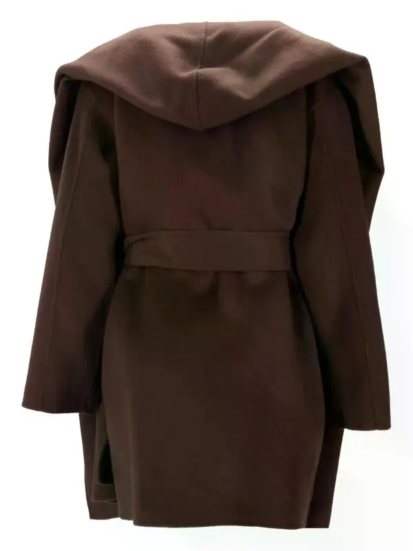 P.a.r.o.s.h Belted Wool Coat - Brown