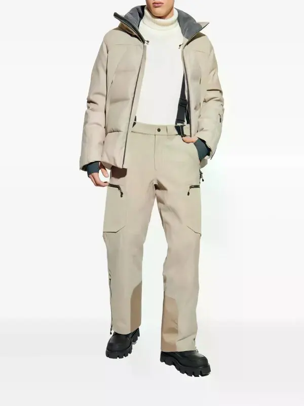 Sease Hooded Padded Ski Jacket - Neutrals