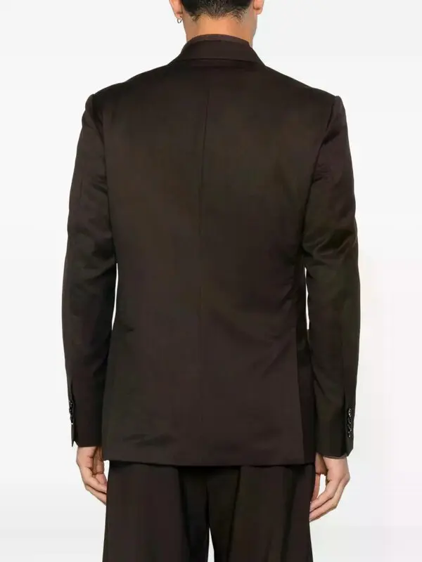 LARDINI Button-fastening Blazer - Brown