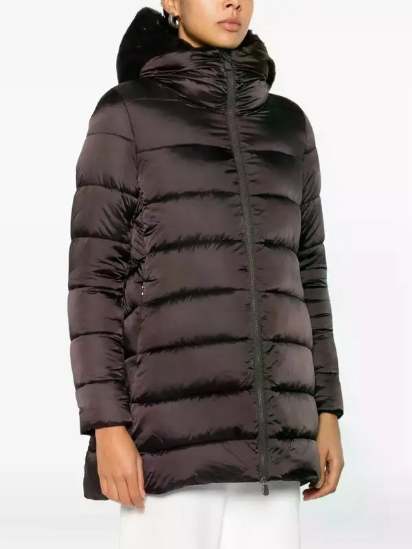SAVE THE DUCK Faux-fur Trim Padded Coat