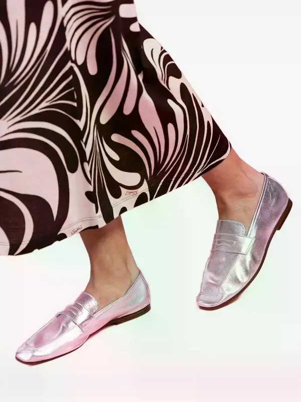 SOPHIQUE Leather Penny Strap Loafers