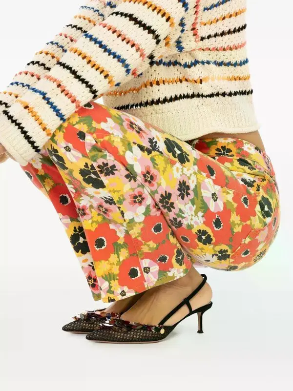 AQUAZZURA 50mm Can Can Pumps