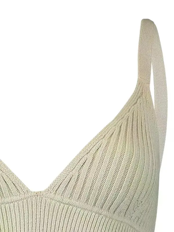 Michael Kors Ribbed Cashmere Bra Top
