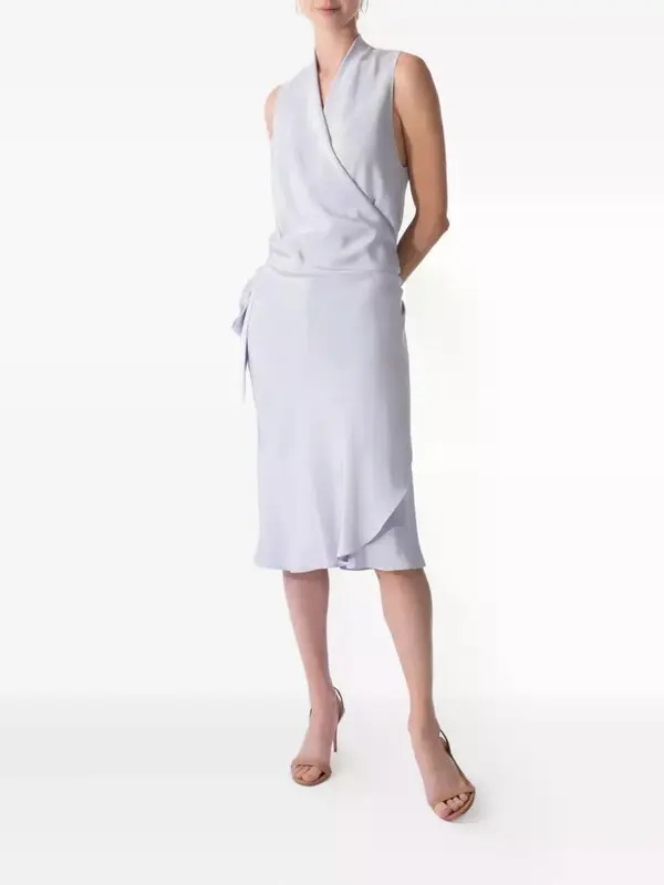 PETER COHEN Yard Sleeveless Midi Dress - Purple