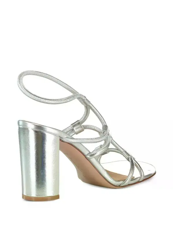 GIANVITO ROSSI 85mm Knotted Leather Sandals