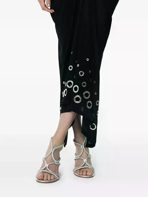GIANVITO ROSSI 85mm Knotted Leather Sandals