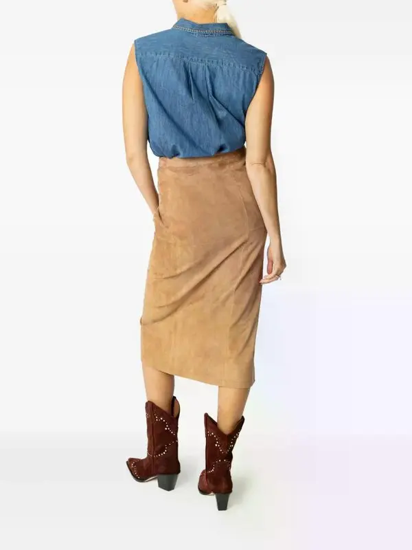 Aspesi Embroidered Sleeveless Shirt