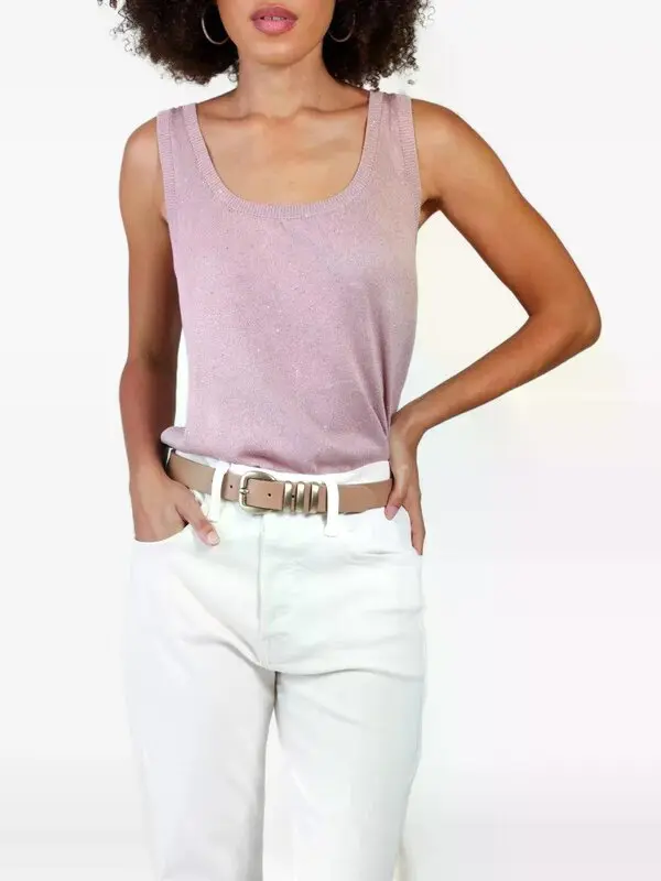 Eleventy Three-loop Leather Belt