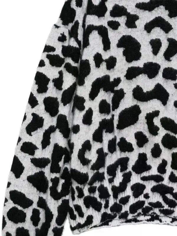 AKEP Patterned Crew Neck Sweater