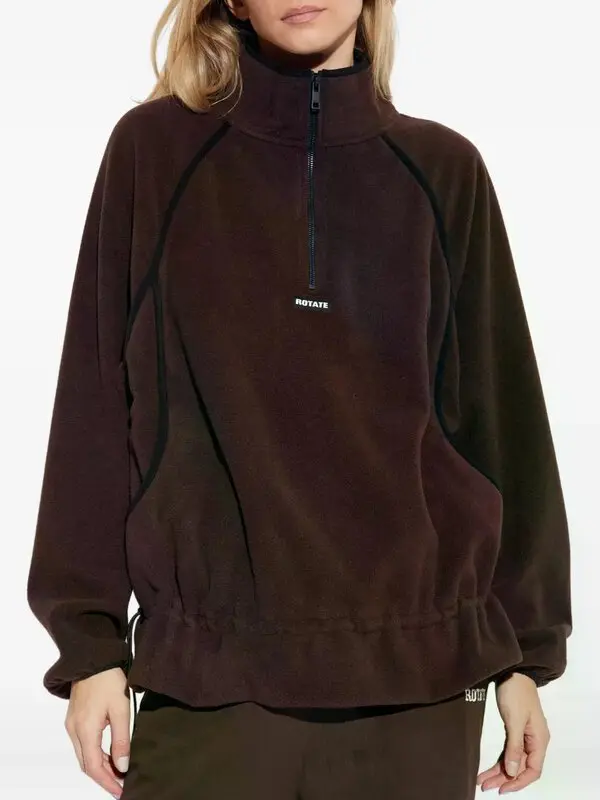 ROTATE BY BIRGER CHRISTENSEN Half-zip Fleece Jacket