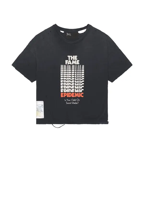 PALY HOLLYWOOD Fame Epidemic Tee - Black